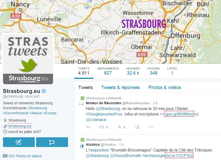 Les Métropoles les plus suivies sur Twitter au 29 avril 2015 | Le blog ...